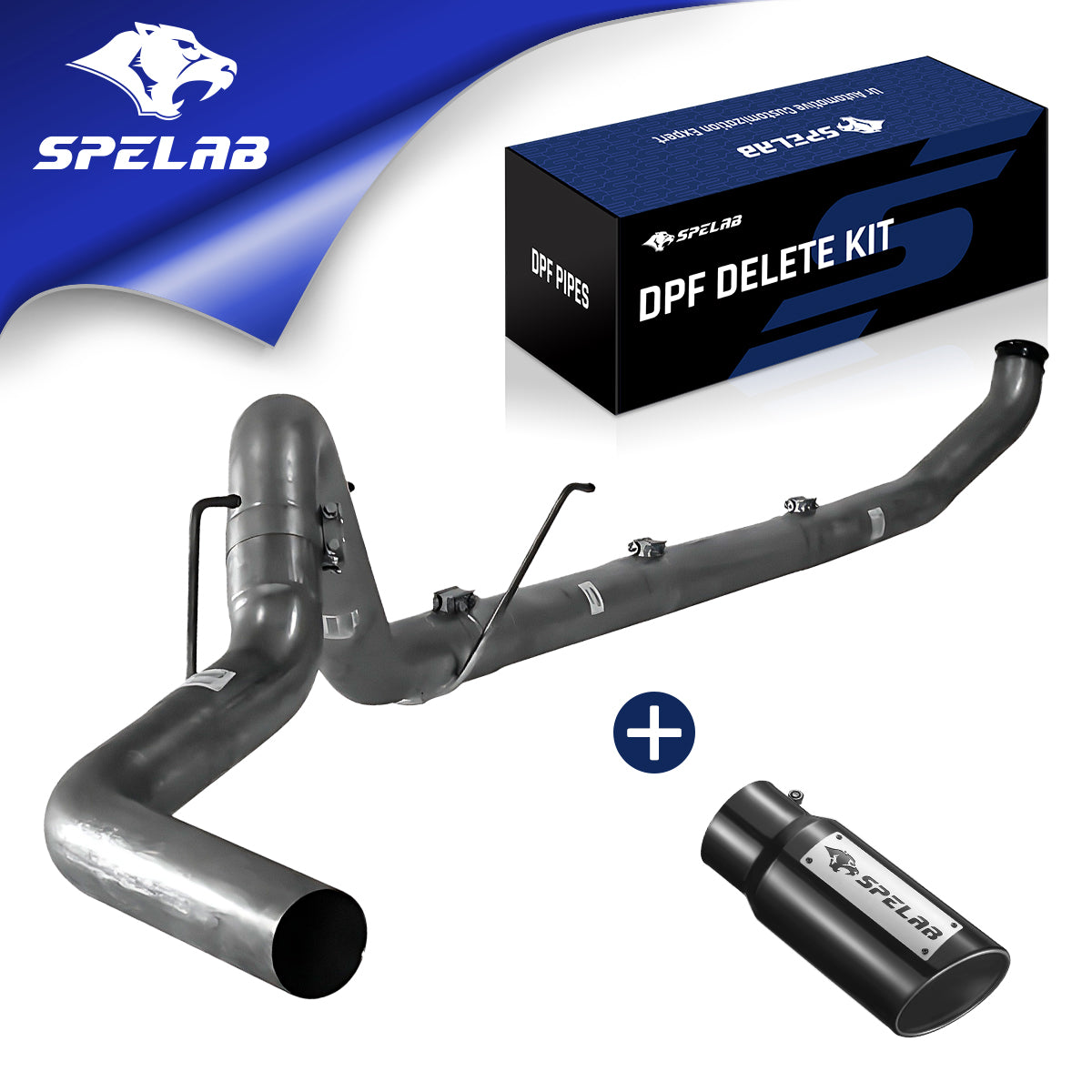 2003 Dodge Ram Cummins 5.9L 5 inch Turbo-Back Delete Pipe – SPELAB