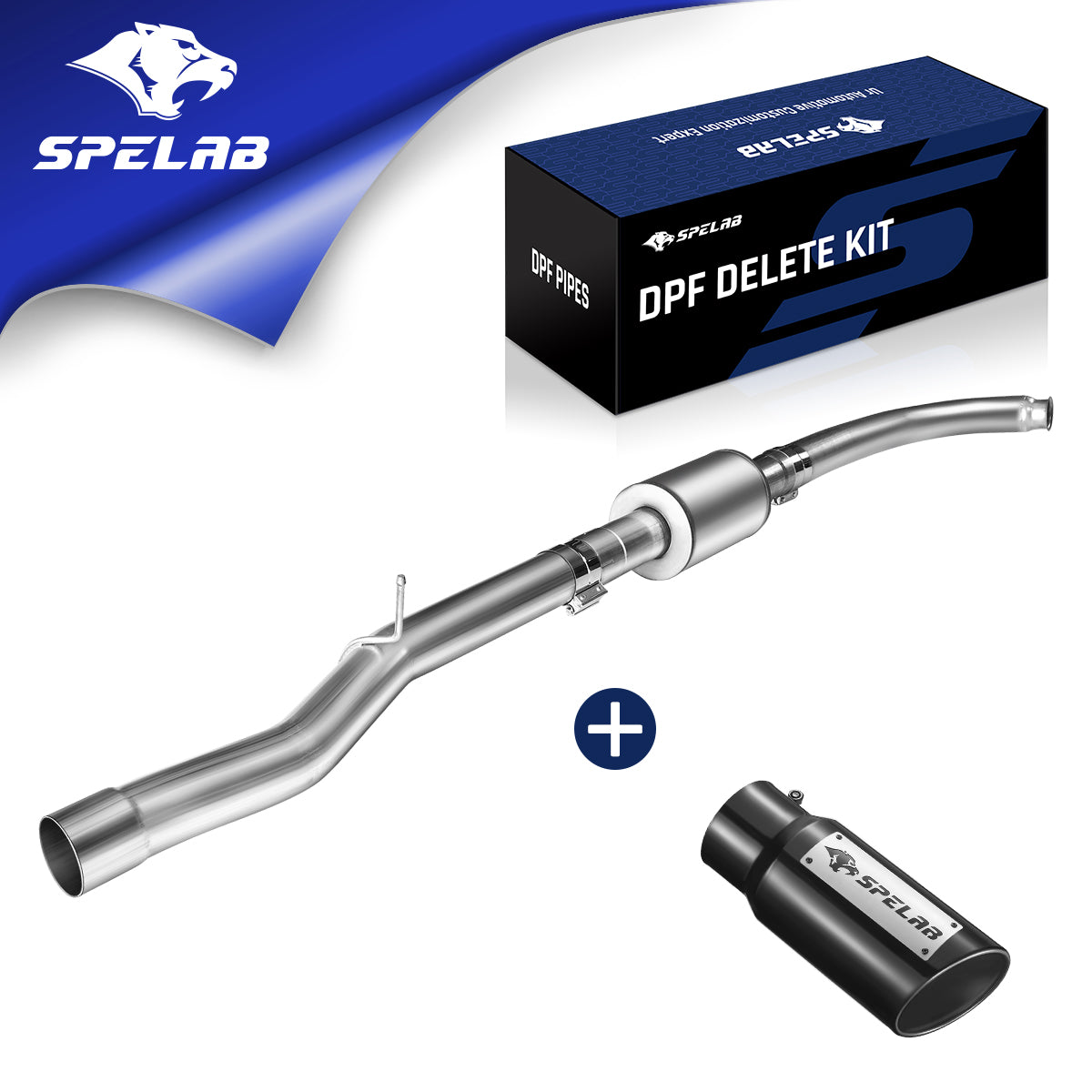 4" 2011-2015 LML 6.6 Duramax Cat & DPF Delete Race Chevy/GMC | SPELAB