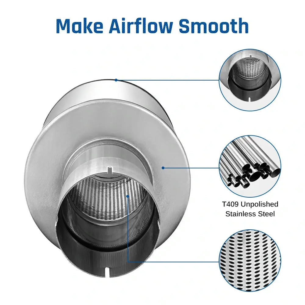 4"/5" Stainless Steel Diesel Muffler |SPELAB