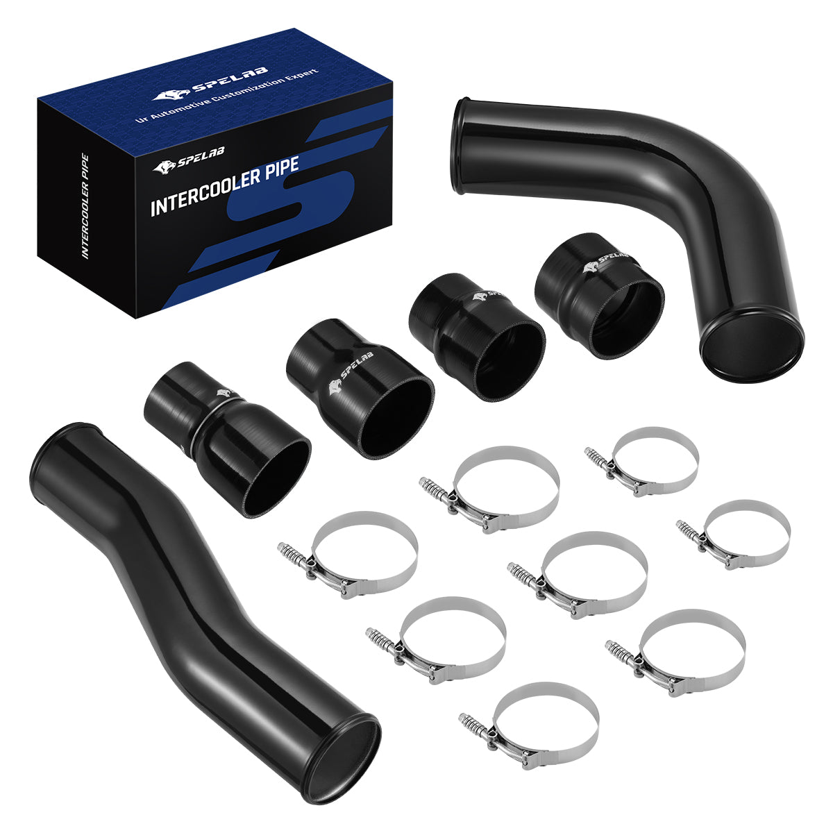 2010-2012 Ram 6.7L 3.5" Hot & Cold Intercooler Pipe Kit – SPELAB
