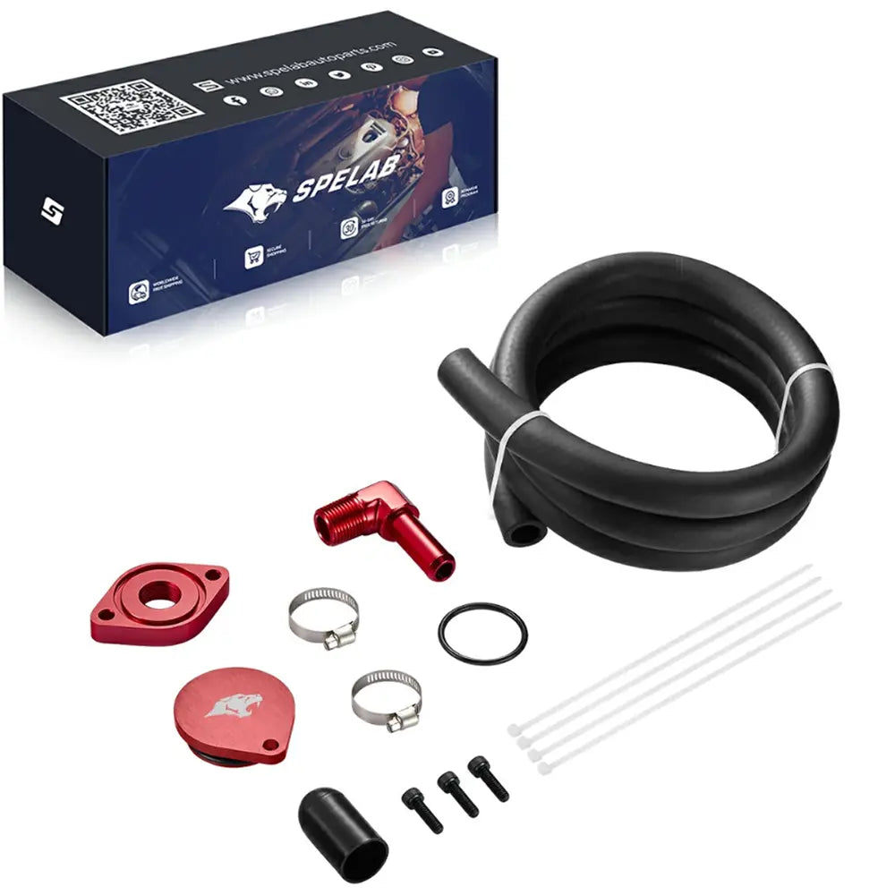 6.7 Powerstroke CCV Delete kit w/ Catch Can | Spelab – SPELAB