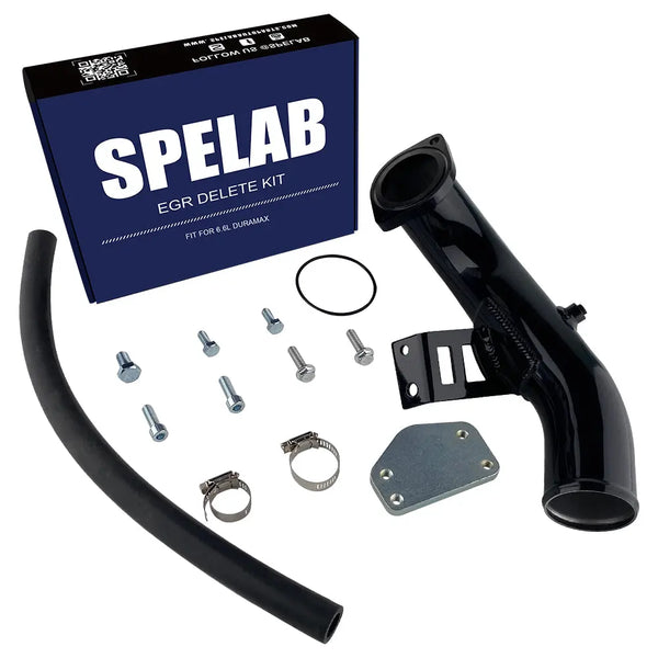 2004-2005 6.6L Duramax LLY EGR Delete Kit w/High Flow Intake |SPELAB