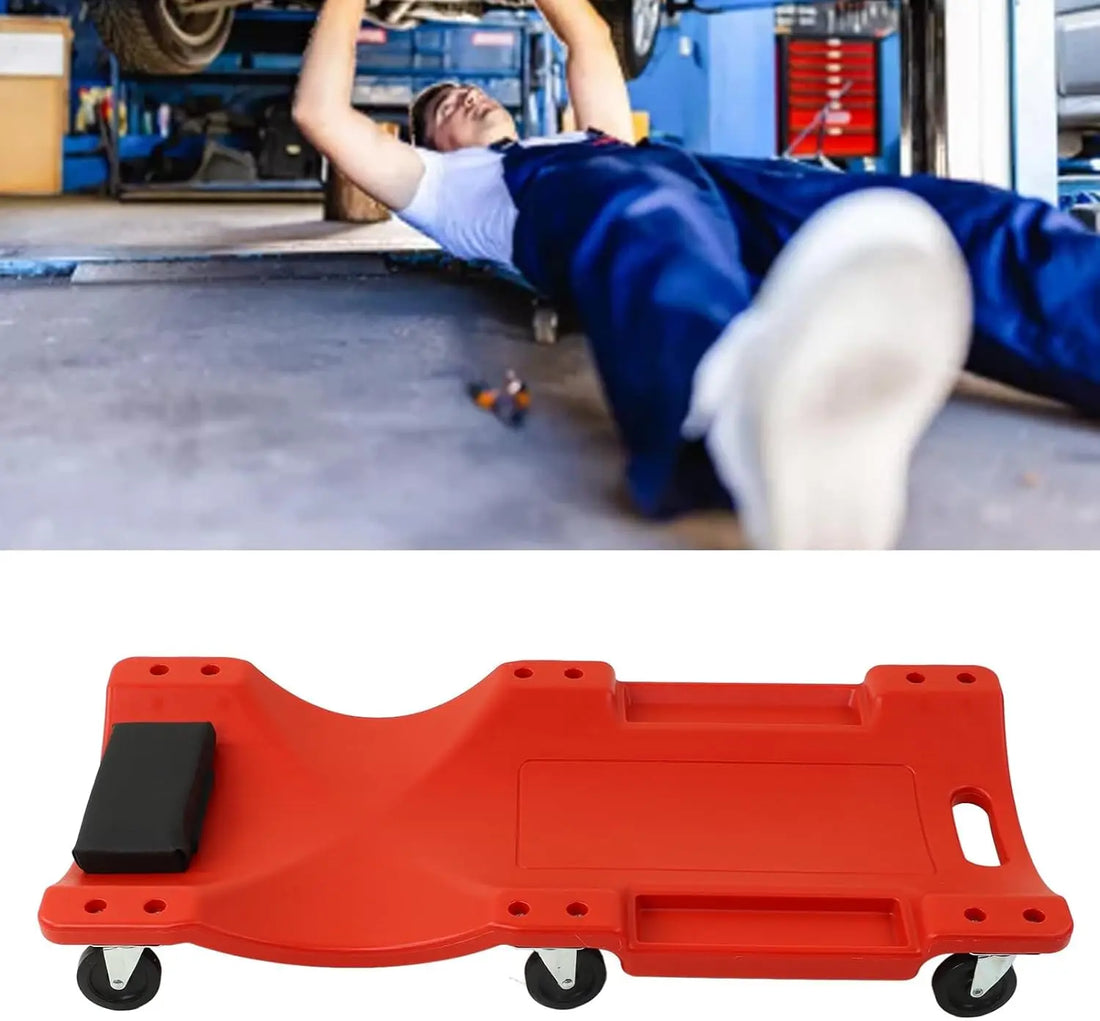 SPELAB 36 inch Padded Auto Repair Creeper with LED