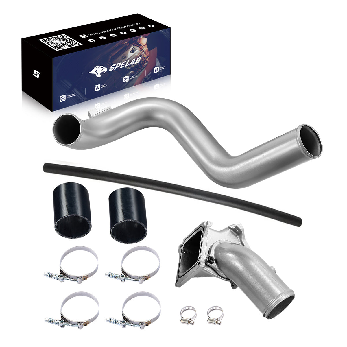 Y-Bridge Cold Intercooler Pipe for 2006-2010 LBZ/LMM 6.6 Duramax SPELAB