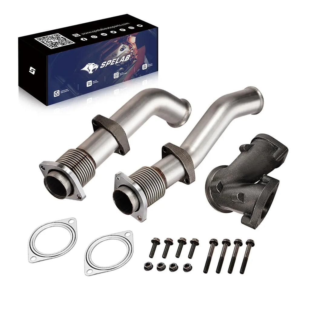 Bellowed Up-Pipe Kit&EBPV&Turbo For 99.5-03 Ford 7.3Powerstroke|SPELAB
