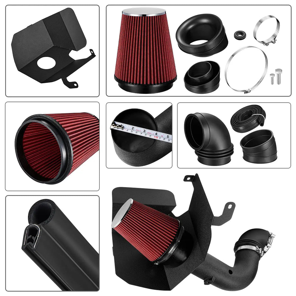 Cold Air Intake Kit w/Filter For 03-07 5.9L Cummins Dodge Ram｜SPELAB
