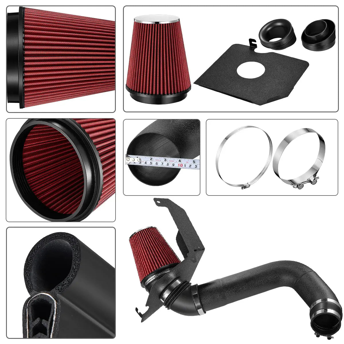 2004-2005 LLY Duramax 6.6L Cold Air Intake with Heat Shield – SPELAB