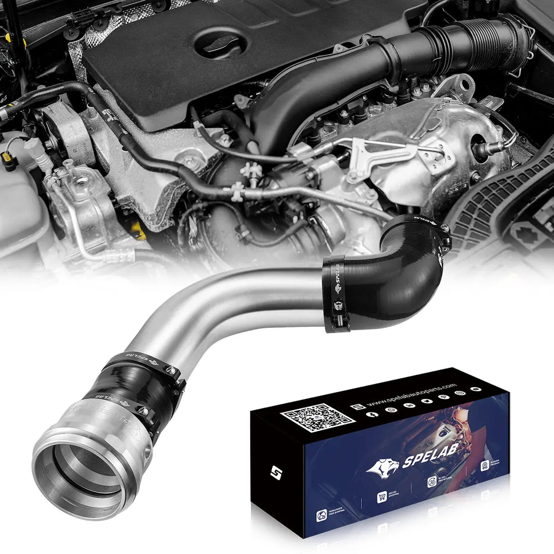 2017-2024 Ford 6.7L Powerstroke 3.5" Intercooler Pipe Kit｜SPELAB