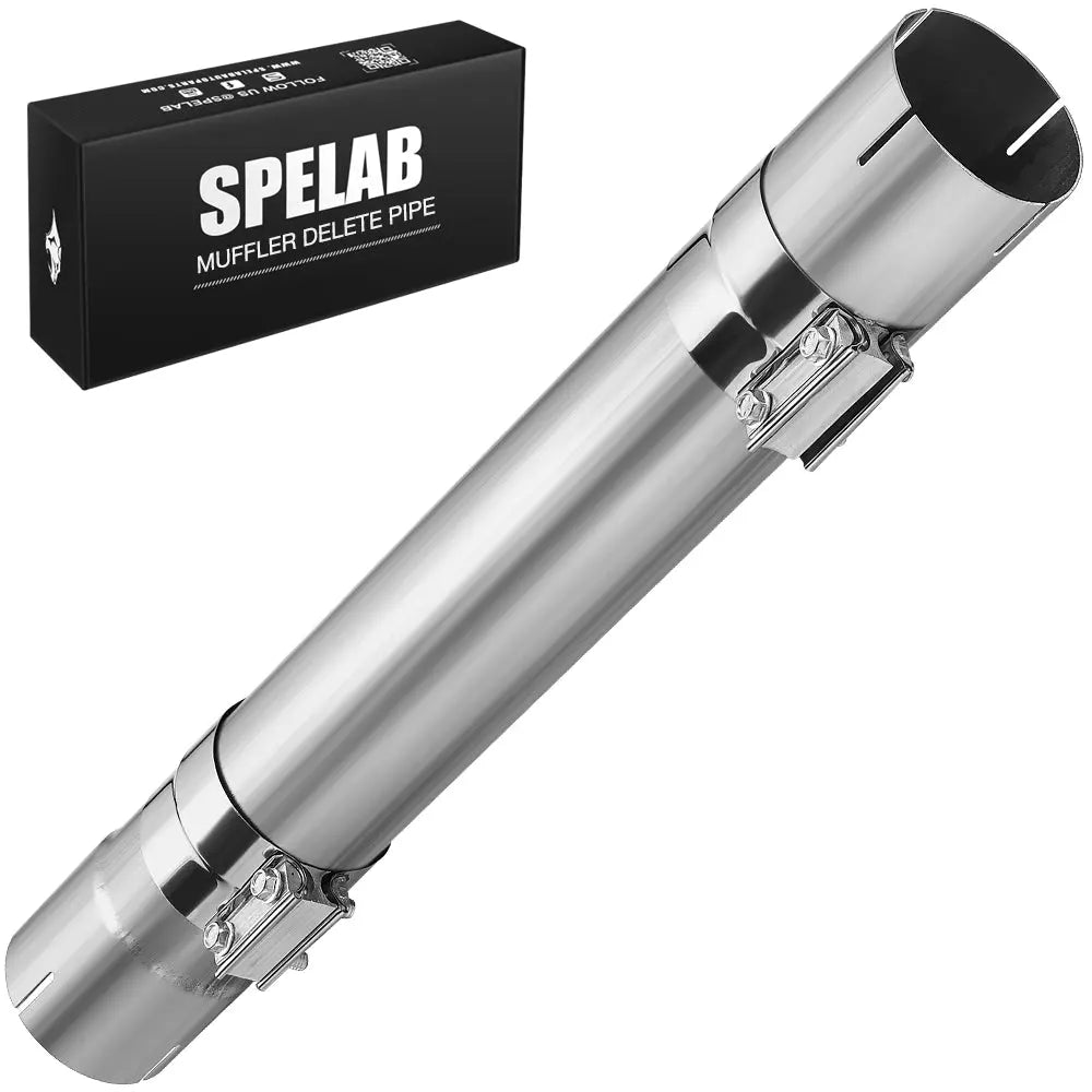 4"/5" Stainless Steel Muffler Delete Pipe 30” Length – SPELAB