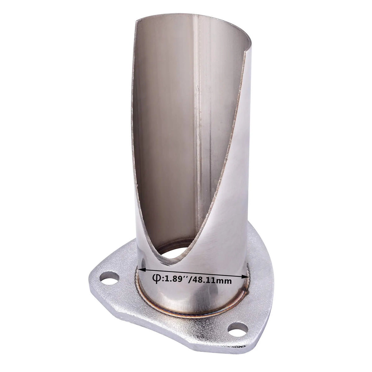 2 Inch Remote Single Stainless Steel E-Cut Pipe Exhaust Cutout Kit ...