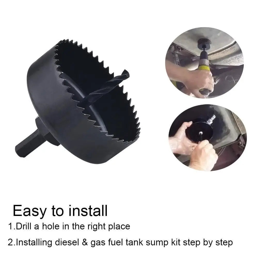 Universal Aluminum Fuel Tank Sump with Integrated Return – SPELAB