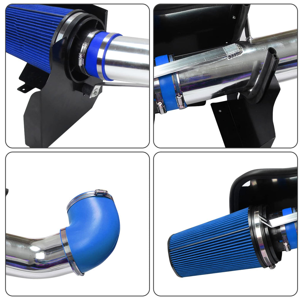 SPELAB 4" Cold Air Intake Kit For 1999-2006 GMC Chevrolet 4.8L 5.3L 6.