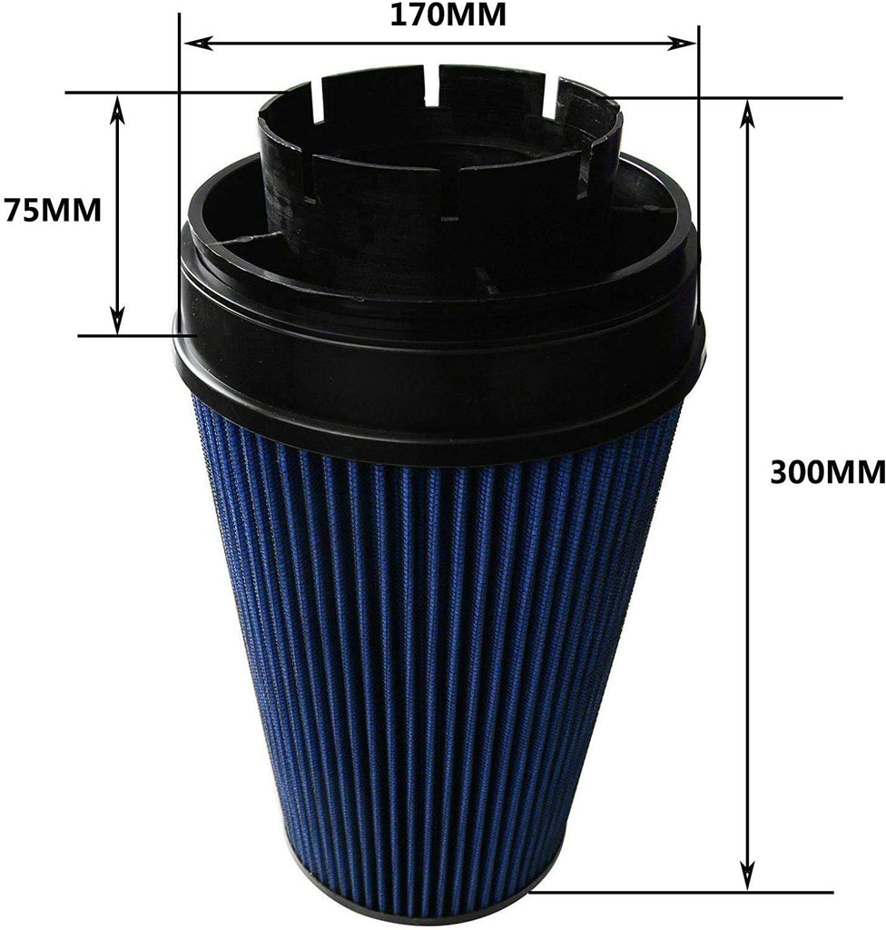 SPELAB 4" Cold Air Intake Kit For 1999-2006 GMC Chevrolet 4.8L 5.3L 6.